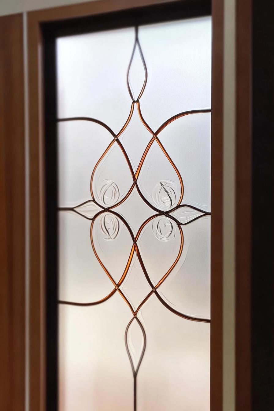 Custom Frosted Glass Window Film - Elegant Decorative Patterns for ...