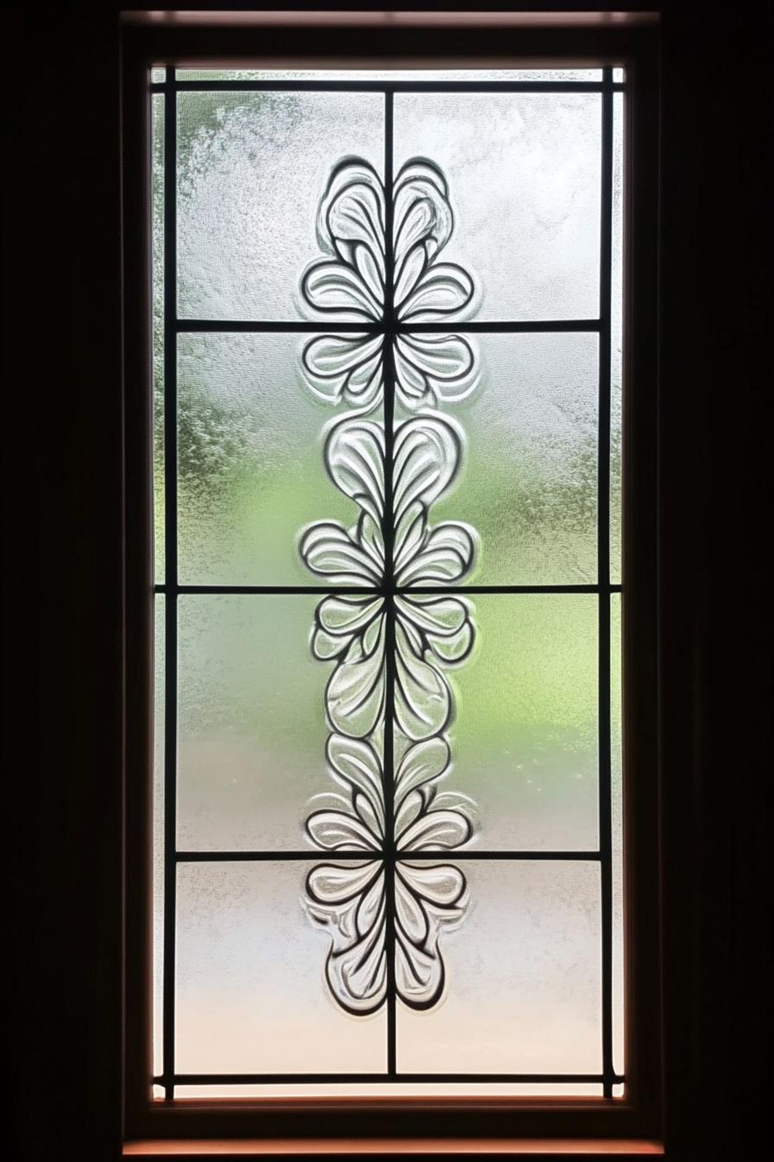 Custom Frosted Glass Window Film - Elegant Decorative Patterns for ...