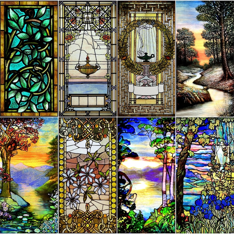 Stained Glass Decals - Etsy