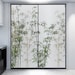 Decortive Window Film Privacy Green Plant Bamboo Static Cling Window ...