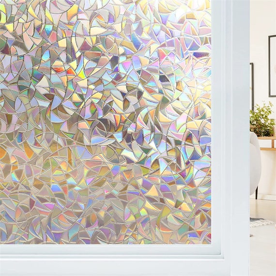 Vinyl Window Clings Splinter Stick Vinyl Window Film | Net Curtains
