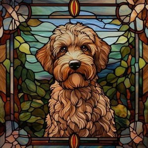Custom Stained Glass Window Film | Animal Design | Privacy Decorative ...
