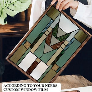 Frosted Stained Glass Window Films for Privacy,customized With Arts and ...