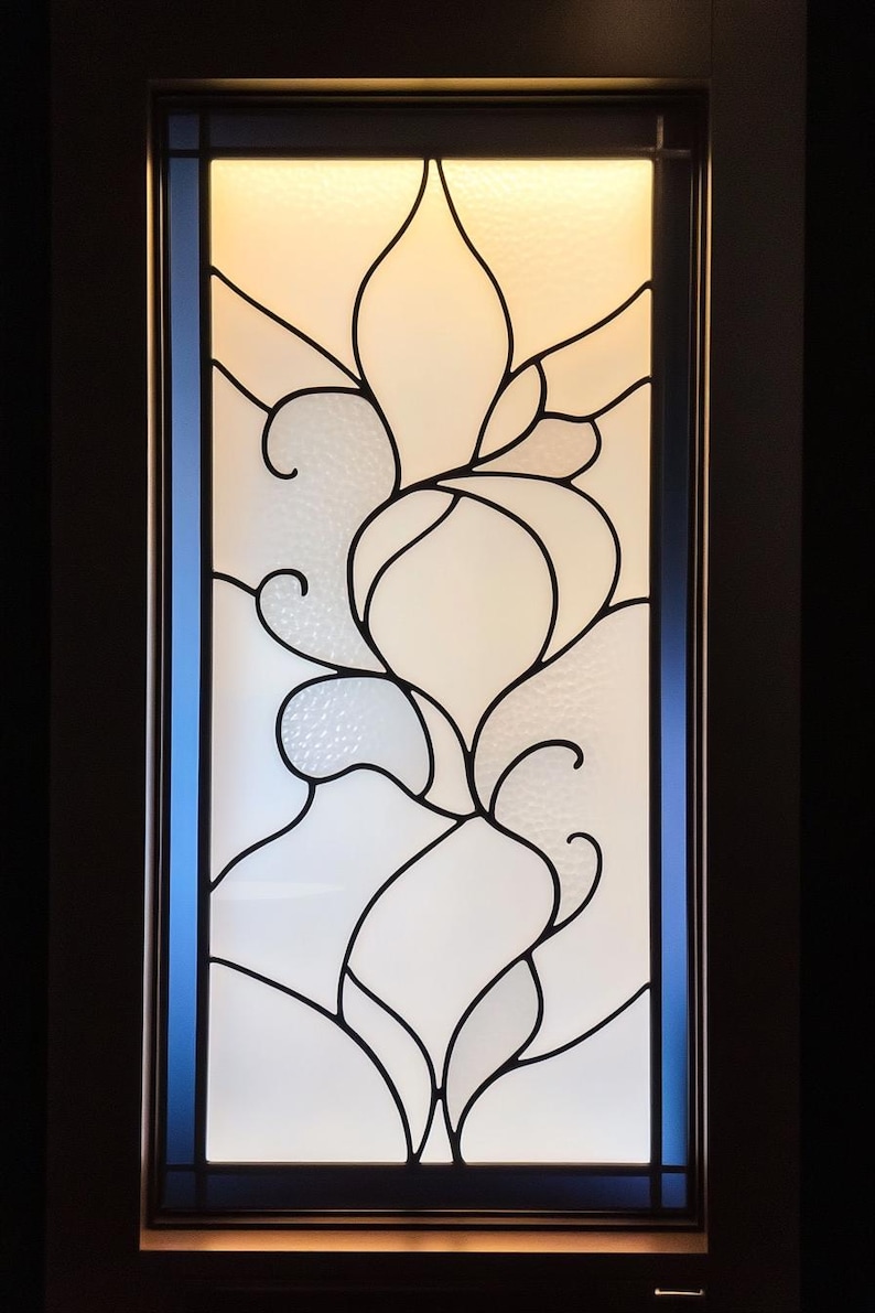 Custom Frosted Glass Window Film - Elegant Decorative Patterns for ...