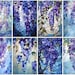 Purple Wisteria Stained Glass Window Film – Elegant Floral Privacy ...