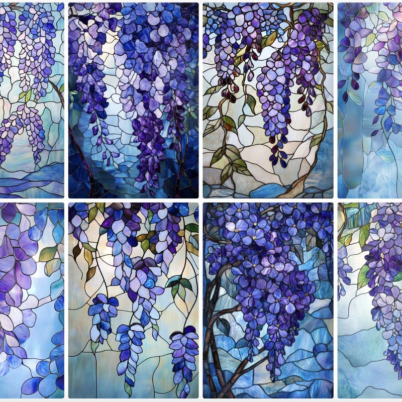 Stained Glass Decal - Etsy