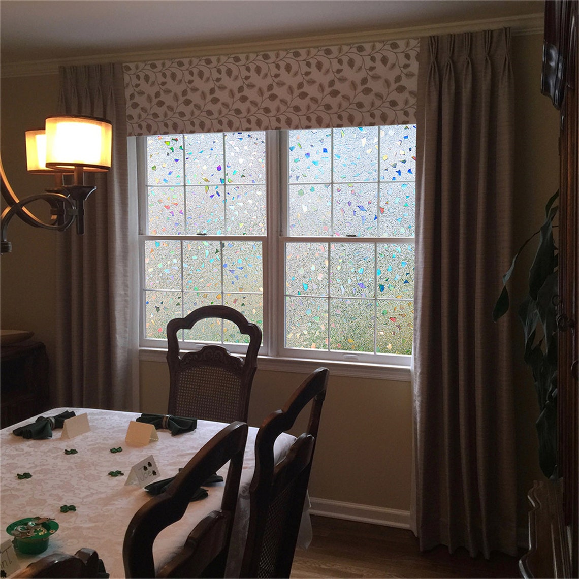 Bamboo Window Film Stained Glass Film Frosted Privacy Window - Etsy