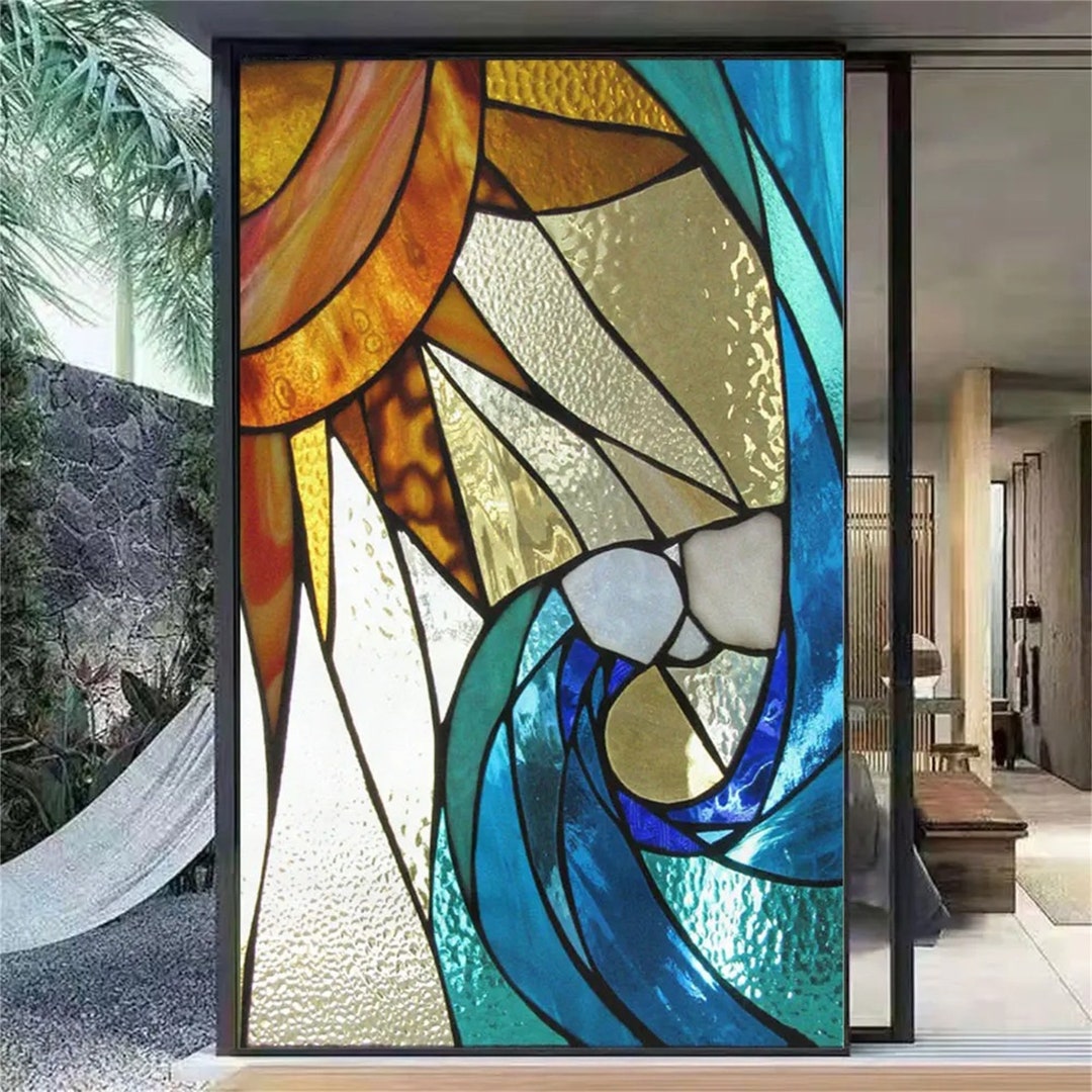 Church-inspired Privacy Window Film - PVC Frosted Static Cling for ...