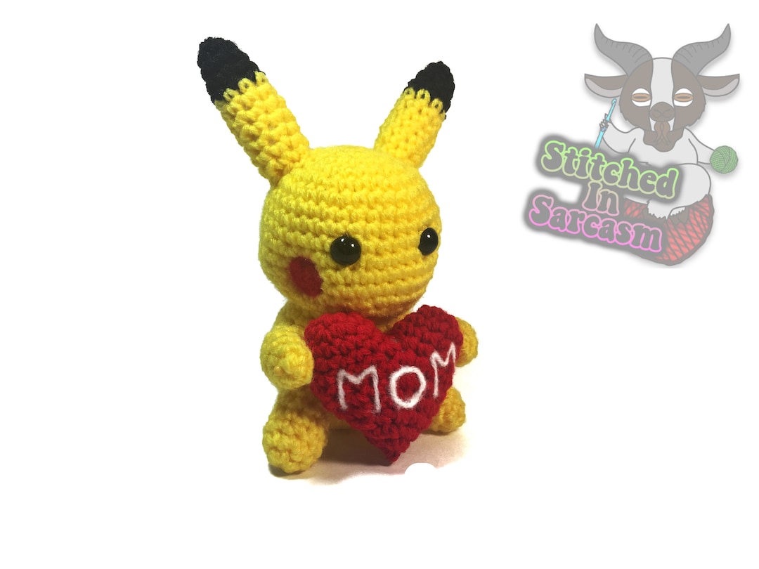 Mothers Day Pikachu Plush Pokemon Gift Gift for Mom Pikachu - Etsy