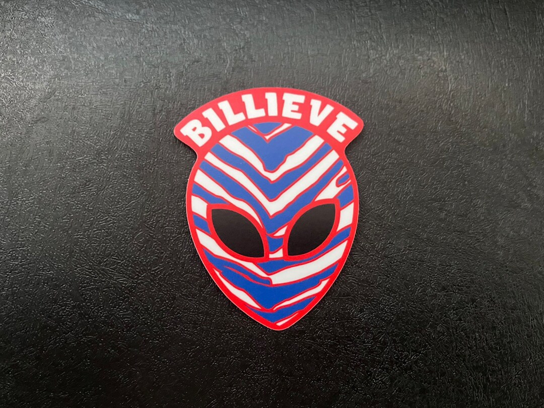 Billieve - Matte Vinyl Stickers Various Sizes - Fanart Buffalo Bills ...
