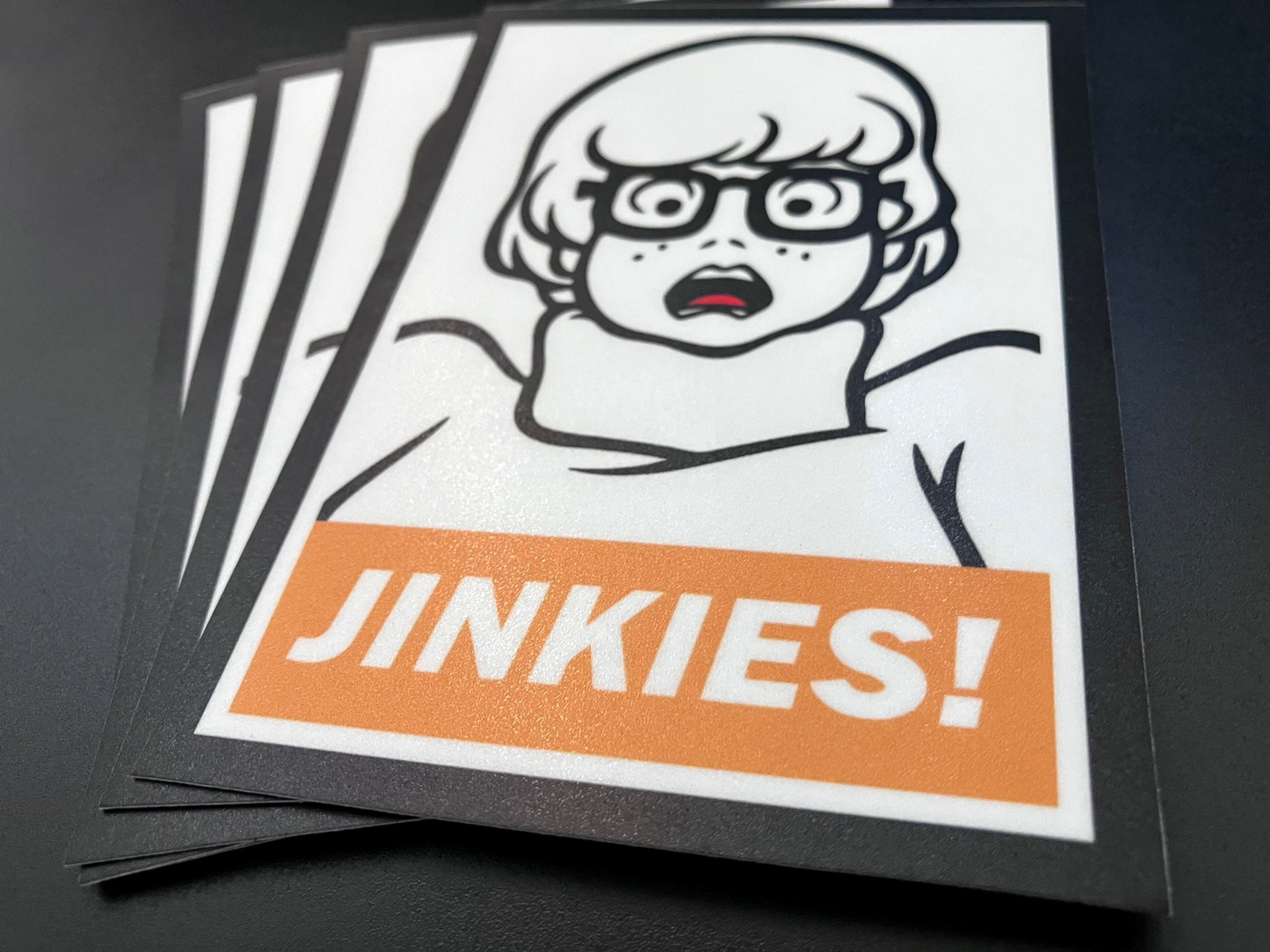 Jinkies Scooby Doo Obey Stickers 4.75 In. Tall Matte - Etsy