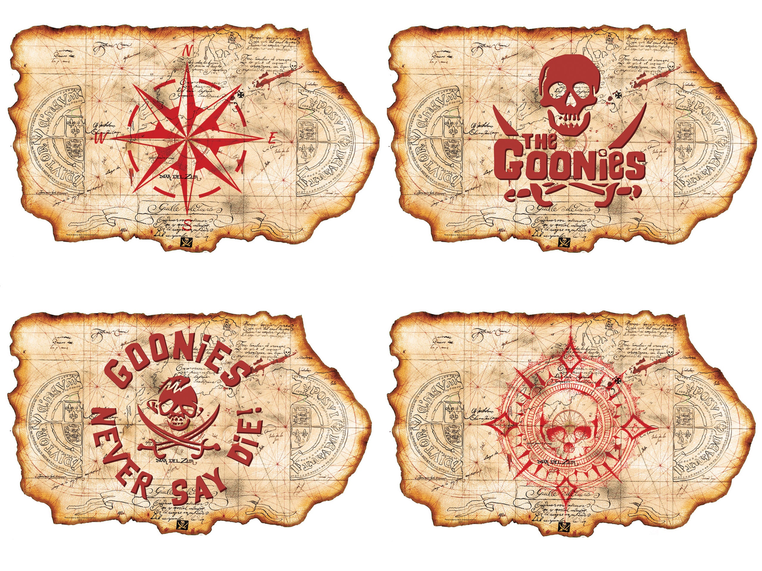 The Goonies Map