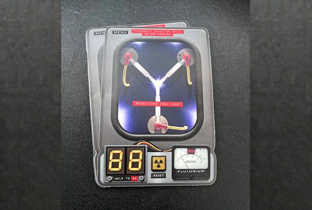 Realistic Flux Capacitor Matte 4in. Tall Vinyl Sticker - Etsy