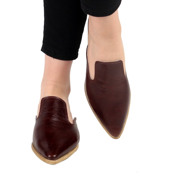 Brown Mules - Etsy