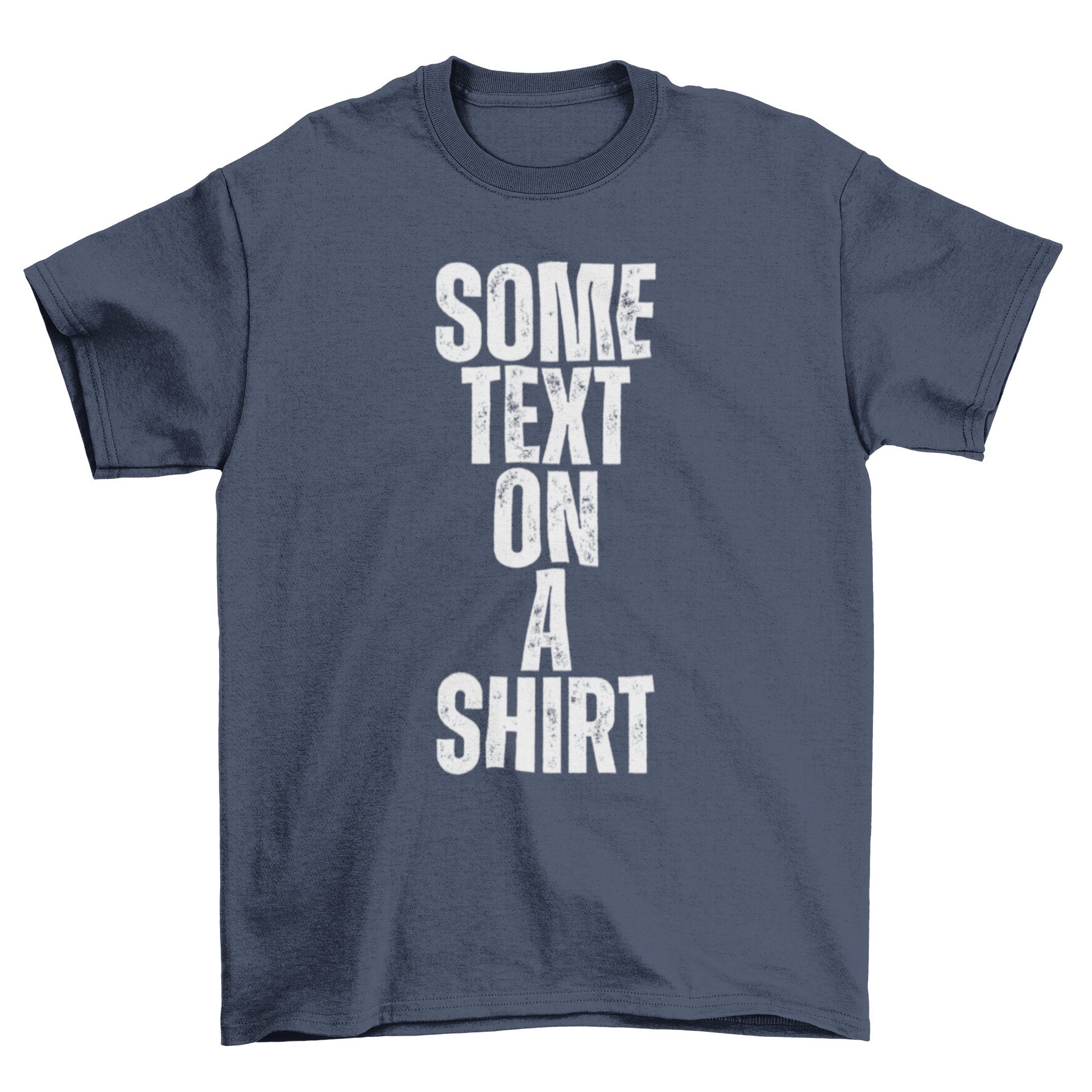 Customized Some Text on A Shirt Printed Graphic Design - Etsy