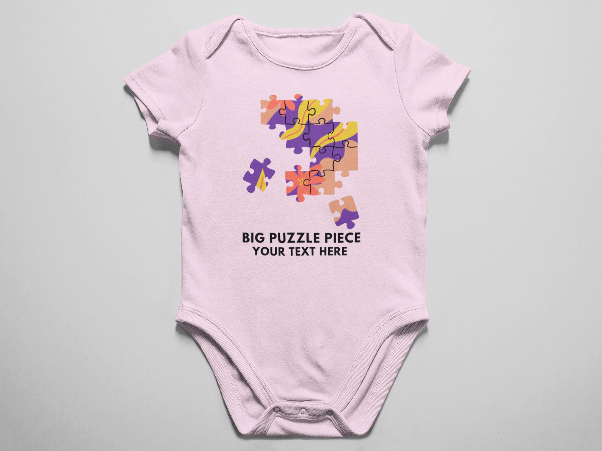 Customized Beautiful Big Puzzle Piece Flying Bodysuit Games - Etsy