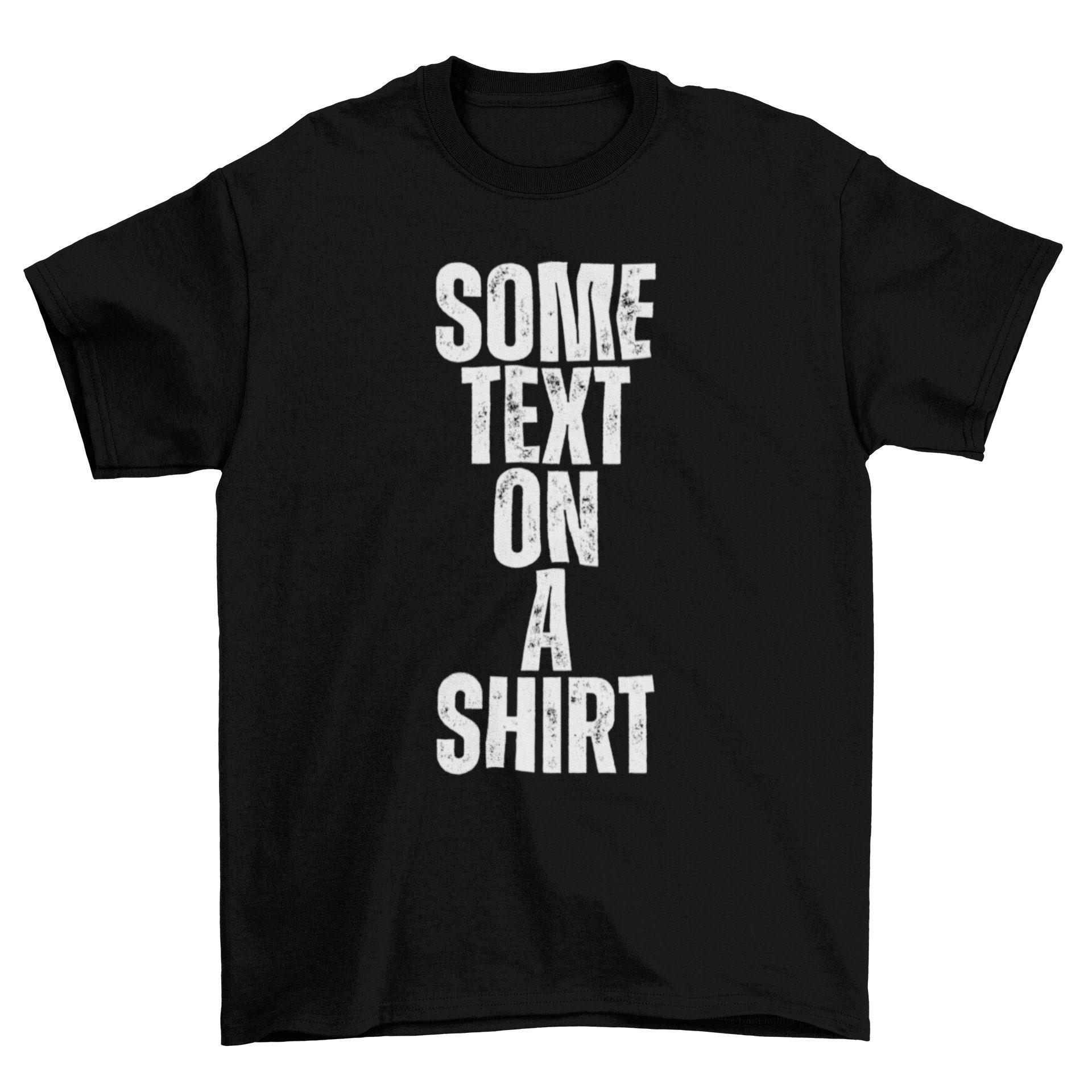 Customized Some Text on A Shirt Printed Graphic Design - Etsy