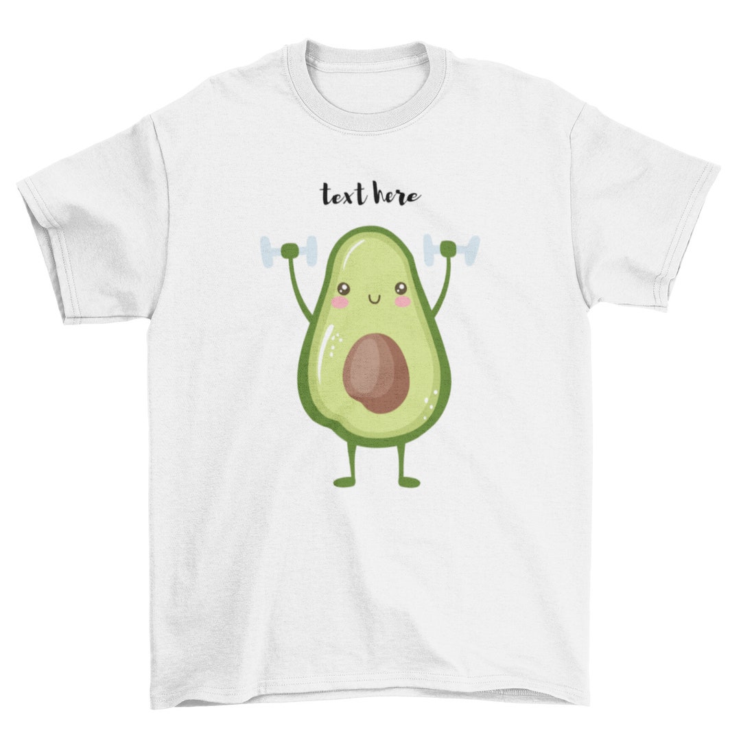 Customized Avocado Shirt, Fruits Shirt Design, Cute Avocado Shirt ...
