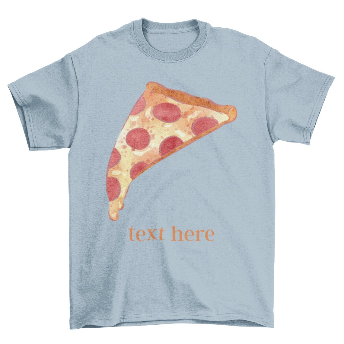 Customized Pepperoni Pizza Pattern Classic T-shirt - Etsy
