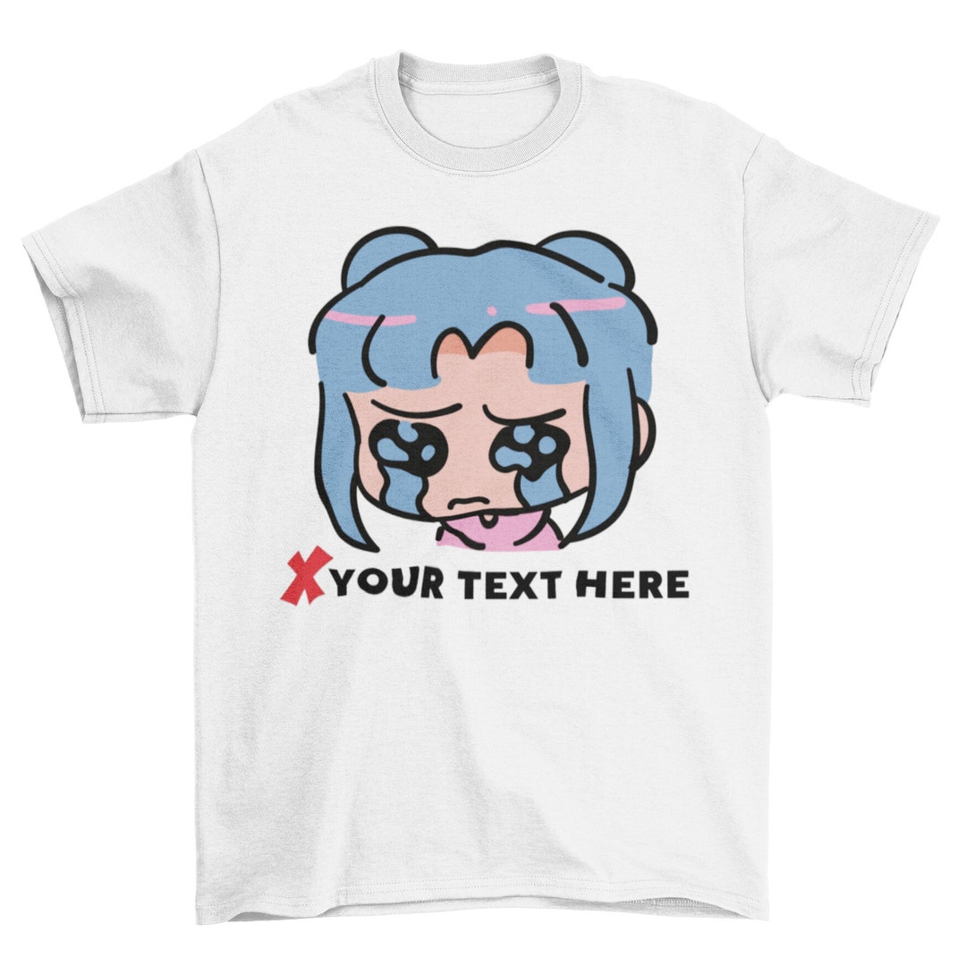 Customized Crying Cute Girl Shirt Simple Shirt, Modern Shirt ...