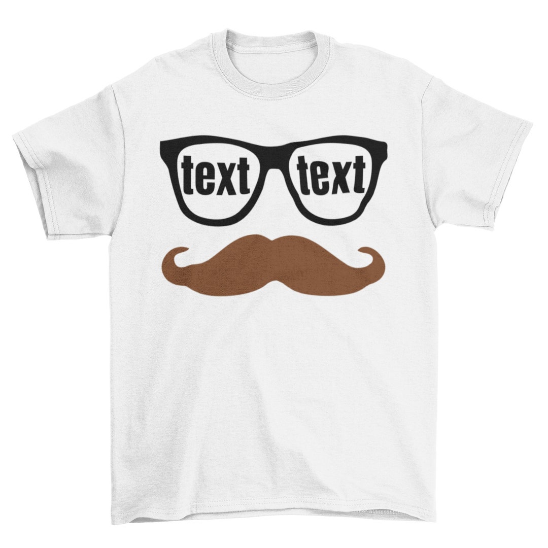 Customized Dad Moustache Shirt, Shade Mustache T-shirt Design - Etsy