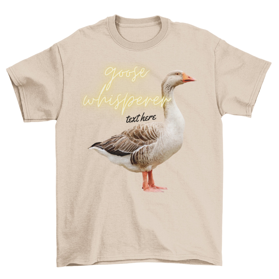 Customized Birdwatching Goose Whisperer Shirt, Animal Shirt Design ...