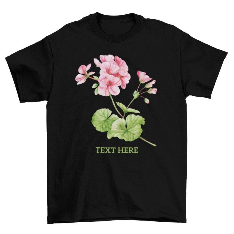 Geranium Tshirt - Etsy