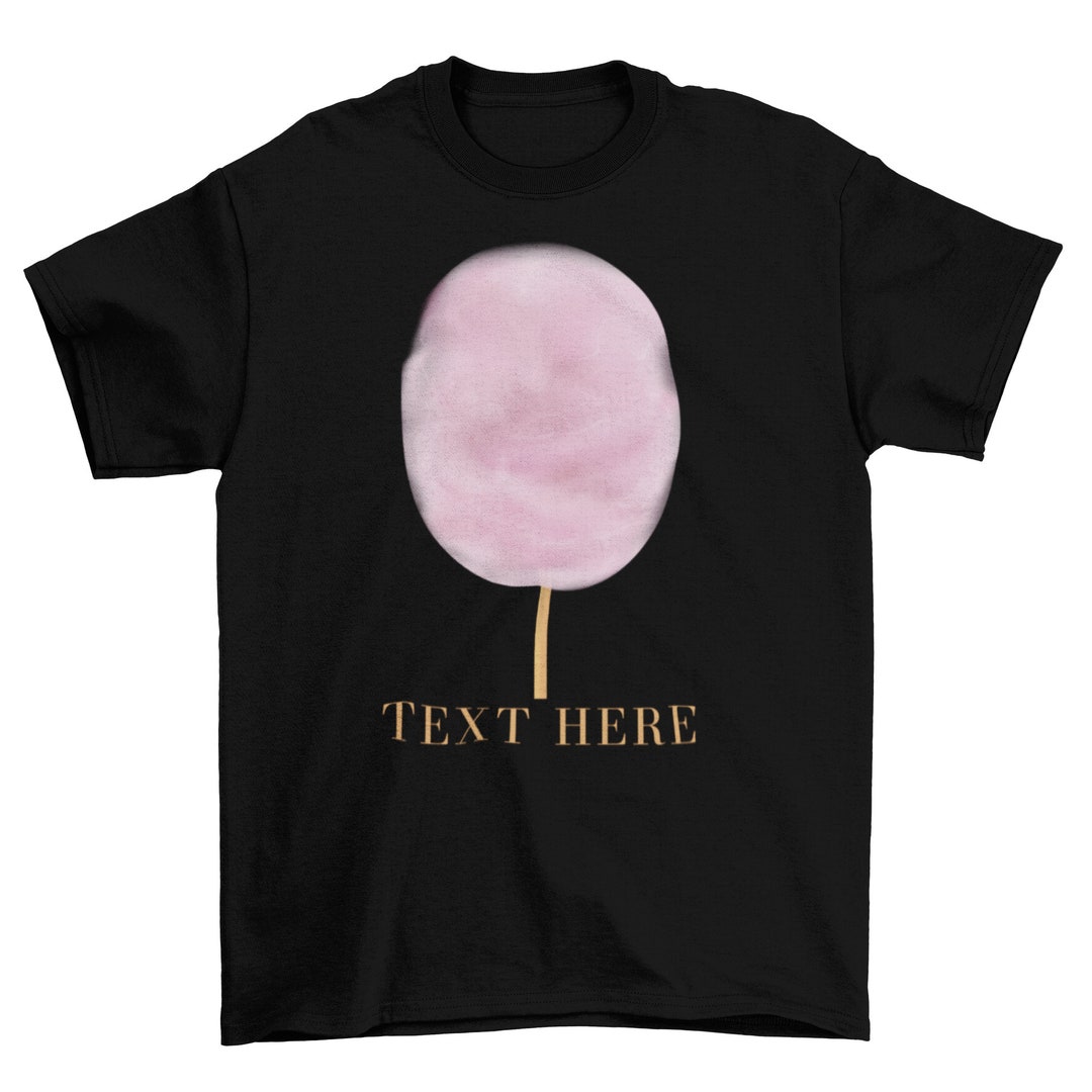 Customized Cotton Candy Pattern Classic T-shirt, Classic T-shirt Design ...