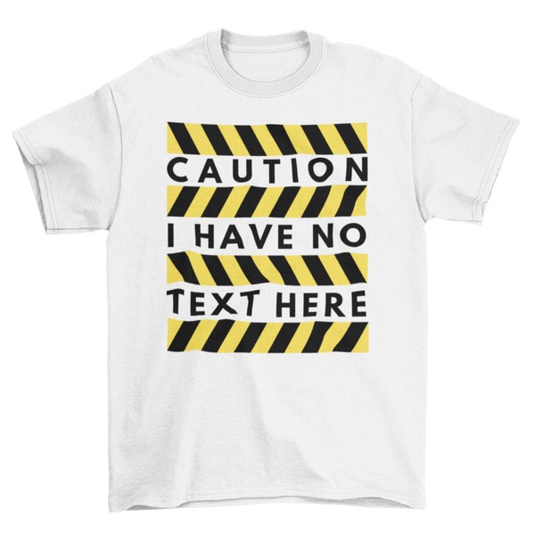 Caution Tape Shirt - Etsy