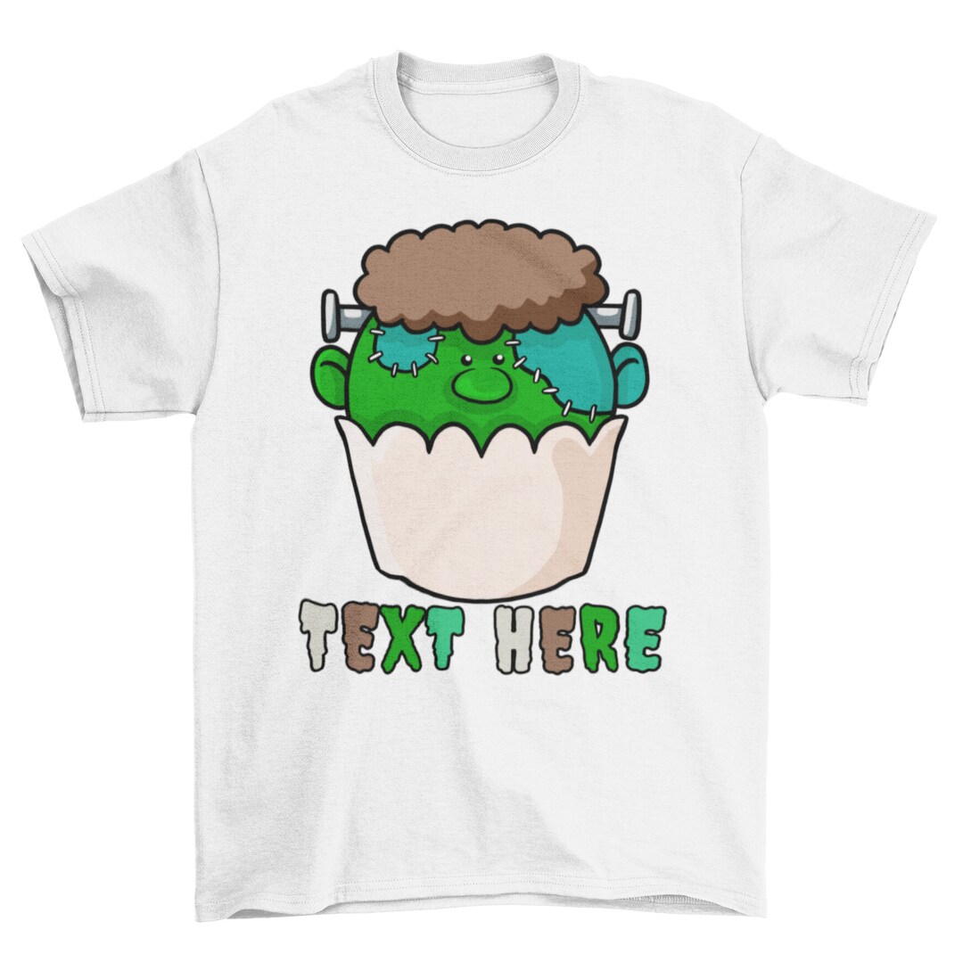 Customized Zombie With Stitches Cartoon Halloween Cupcake - Etsy