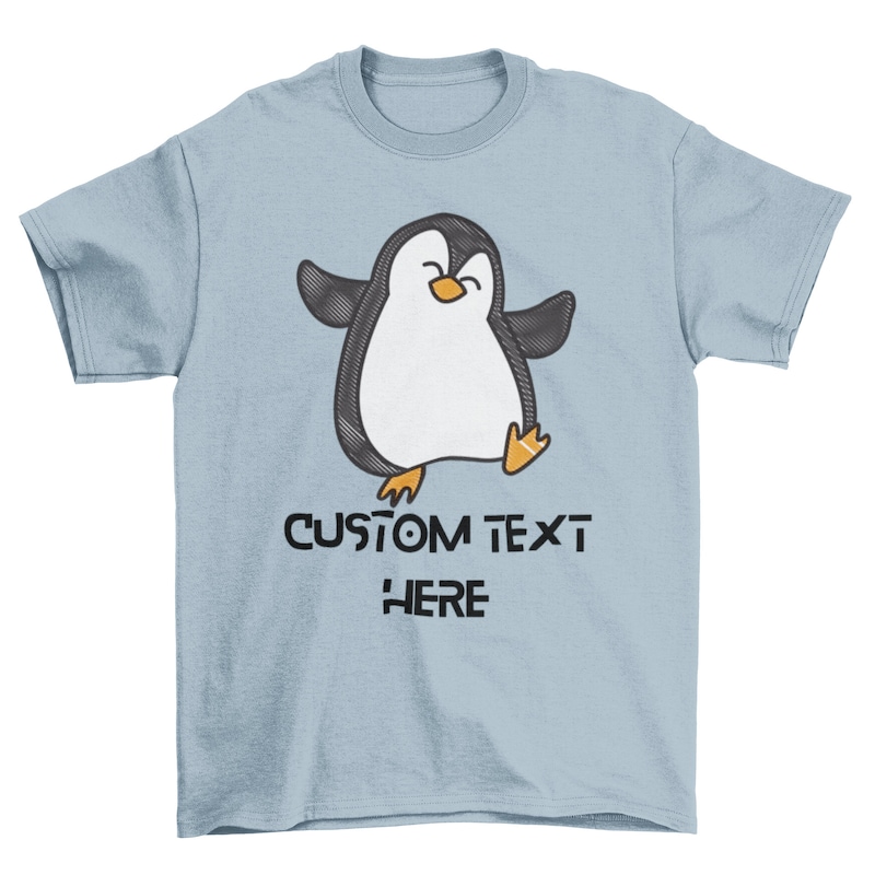 Custom Penguin Shirt - Etsy
