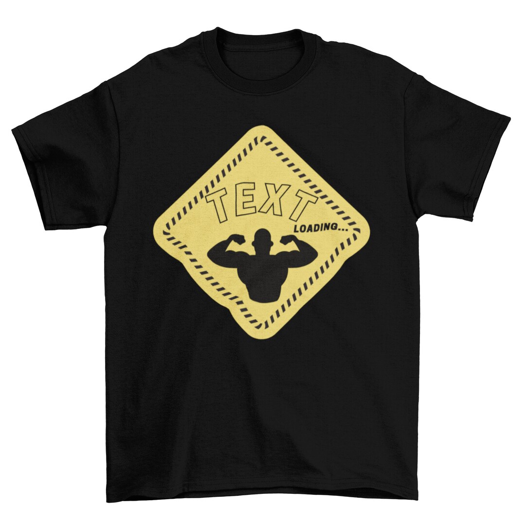 Customized Under Construction T-shirt, Body Builder Zone, Customized ...