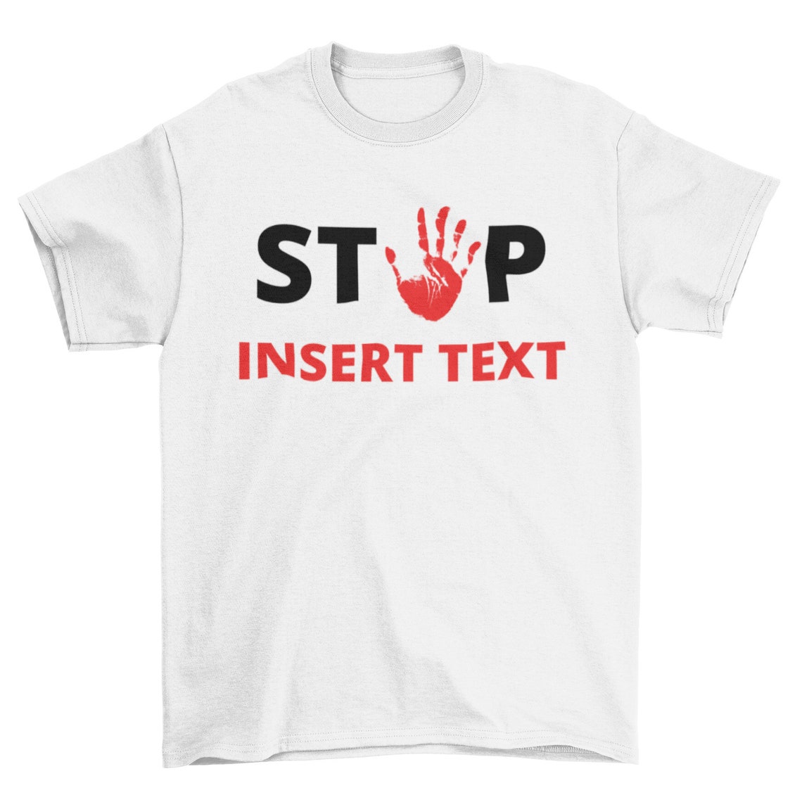 Customized Hand Stop Shirt Stop Sign Shirt Hand Shirt - Etsy