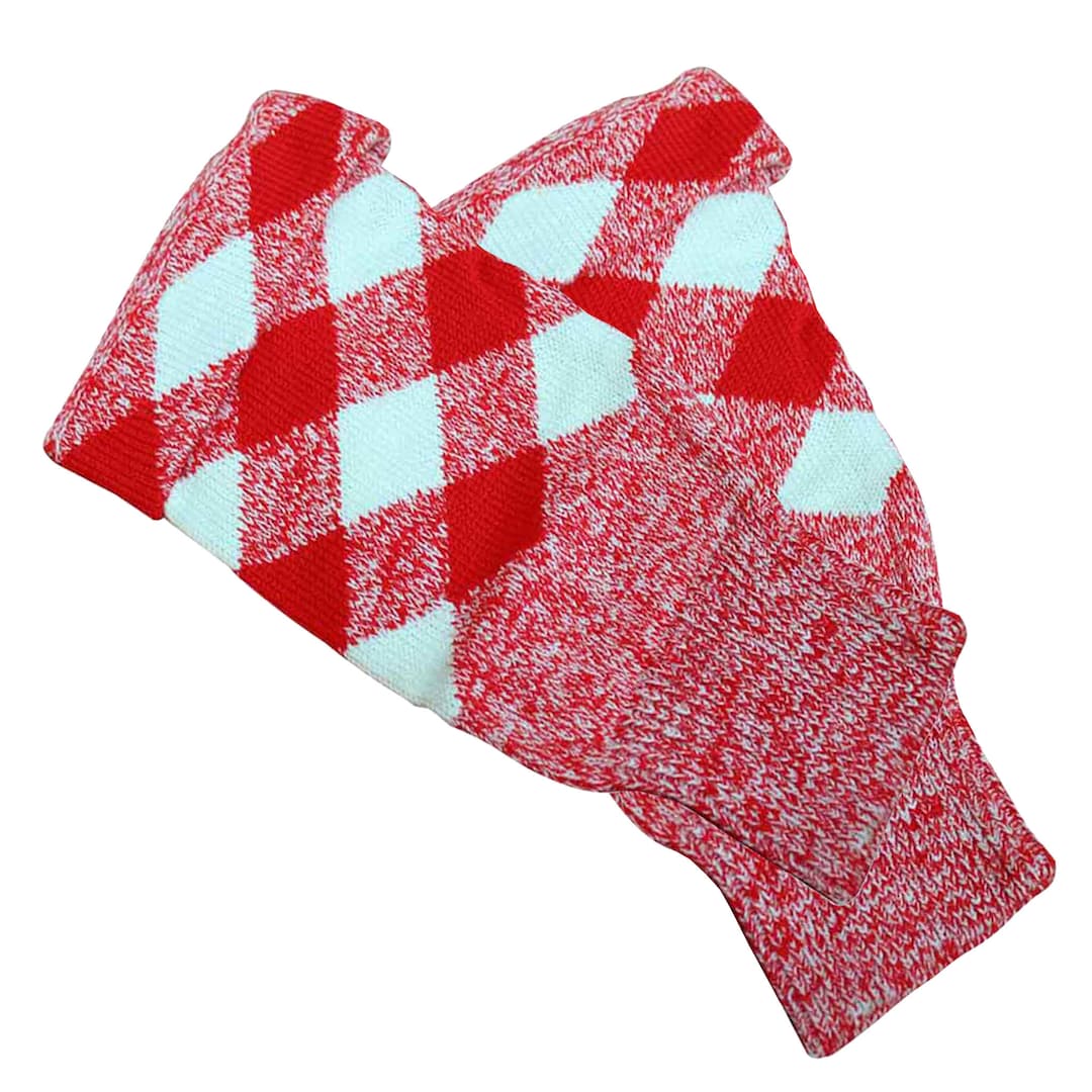 Traditional Scottish Kilt Hose Top Diced Red and White - Etsy Canada