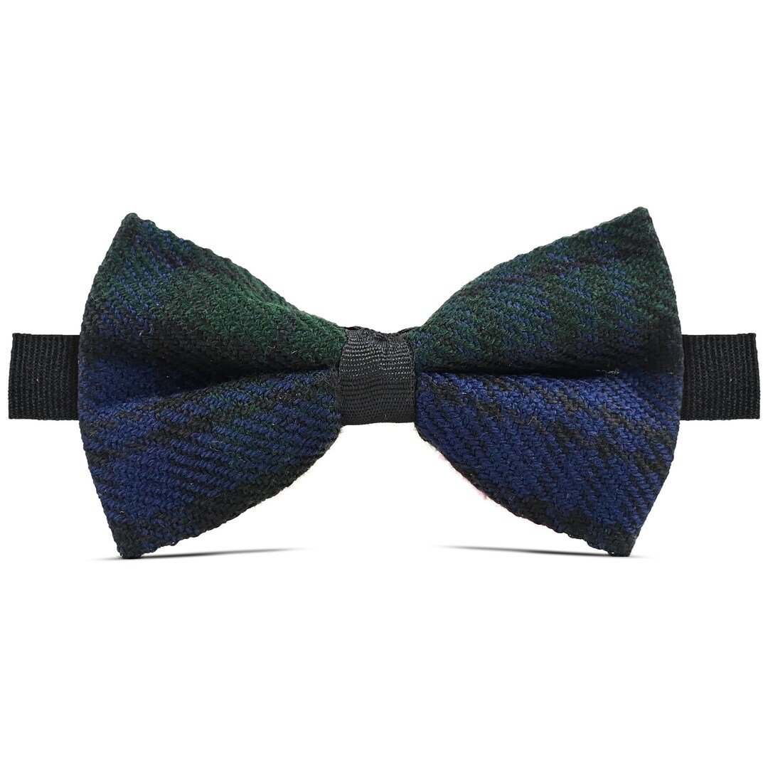 Scottish Bow Tie Tartan Black Watch Wedding Bowties Groomsmen Acrylic ...
