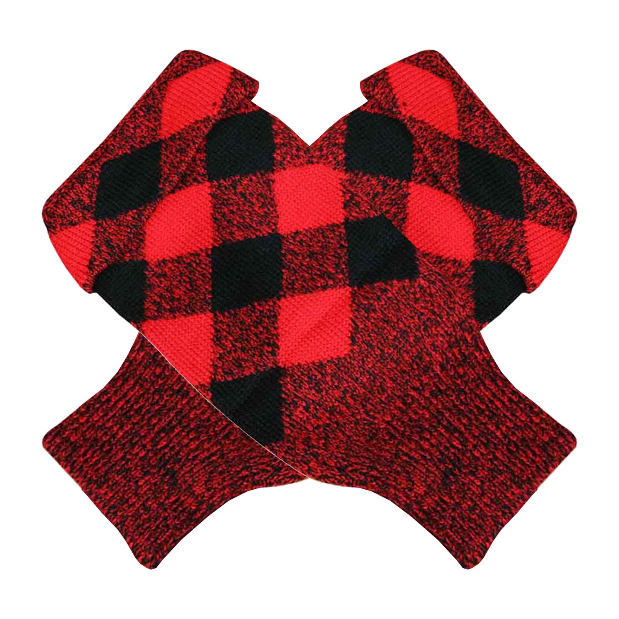 Highlanders Scottish Kilt Hose Top Diced Red and Black Traditional ...