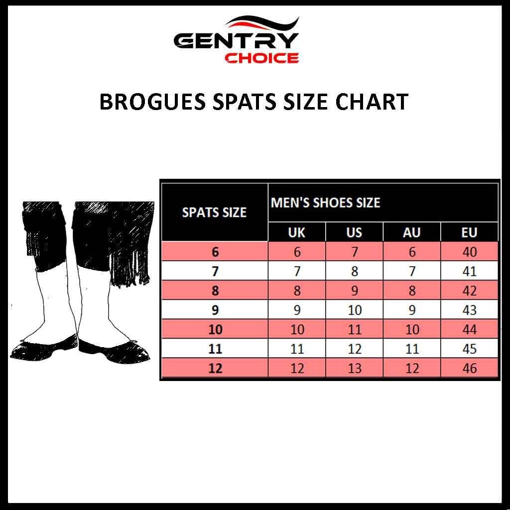 Highlander Kilt Brogues Spats White Traditional Kilt Attire - Etsy