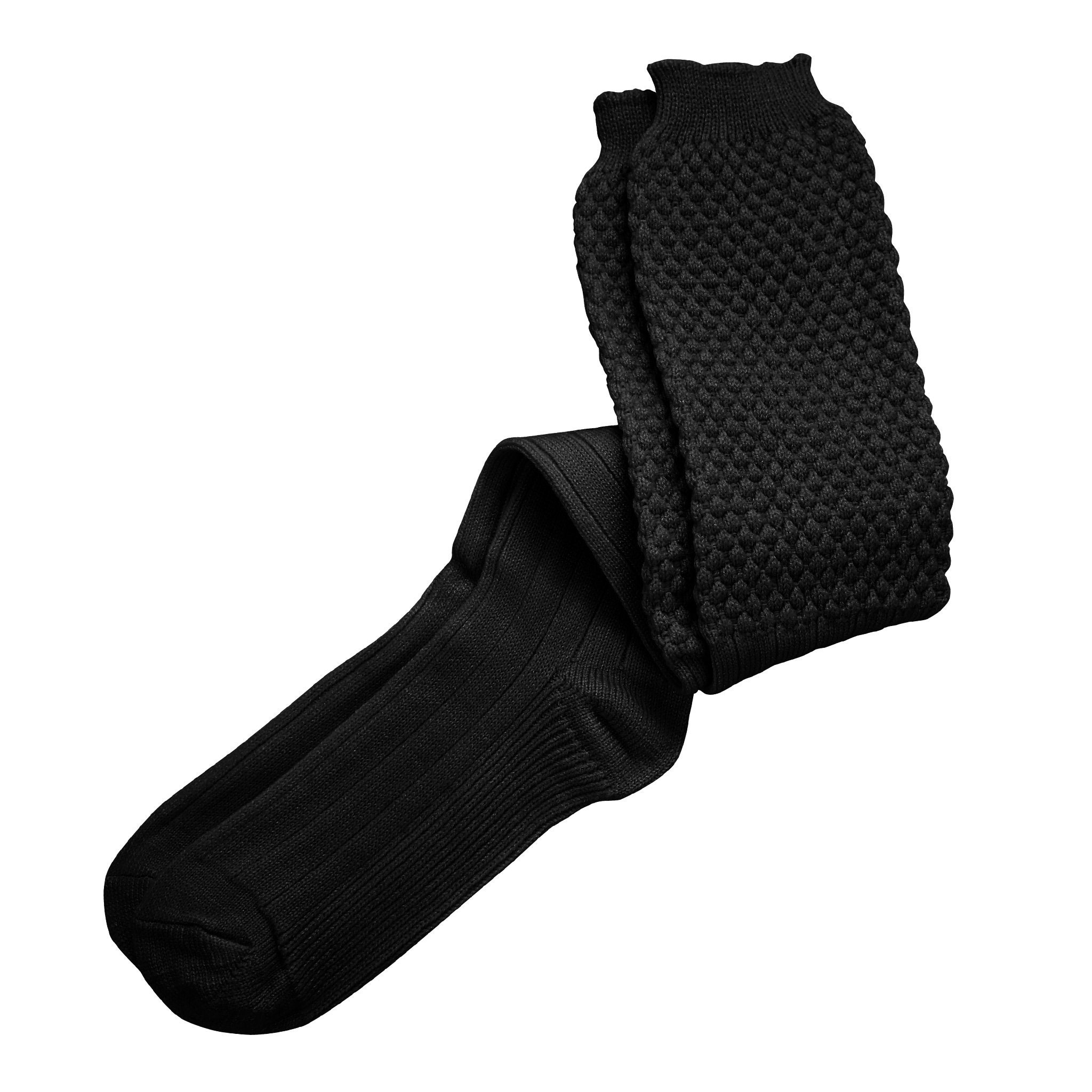 Traditional Kilt Hose Striped Black Kilt Hose Comfortable Elasticated Fabrics Scottish Kilt Hose ...