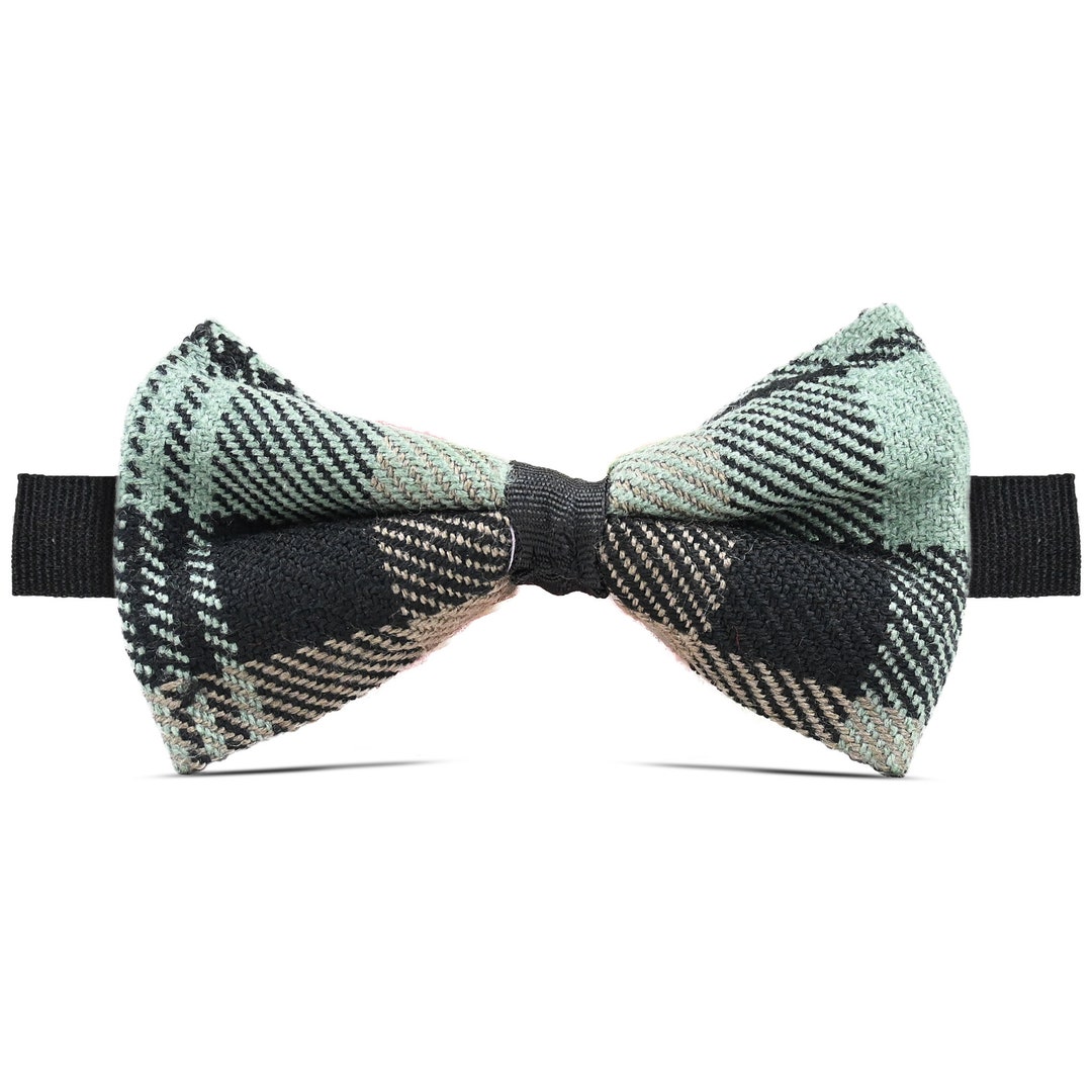 Scottish Bow Tie Tartan Black Watch Weathered Wedding Bowties Groomsmen ...