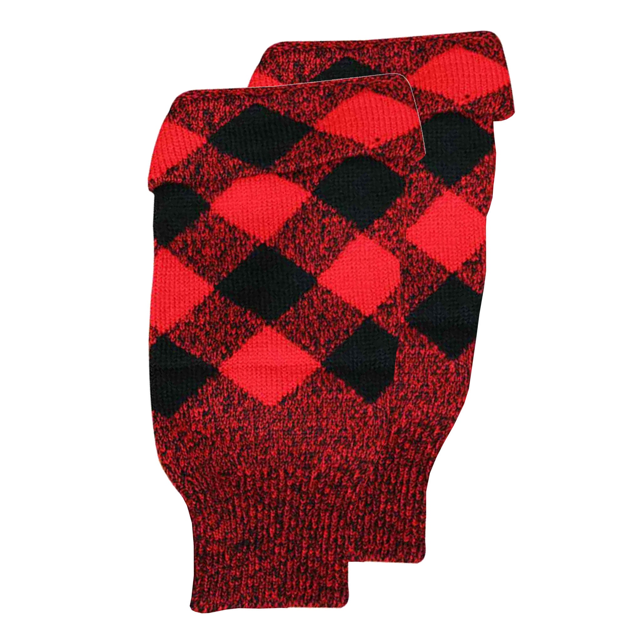 Highlanders Scottish Kilt Hose Top Diced Red and Black Traditional Scotland Outfit Tratan Kilt ...