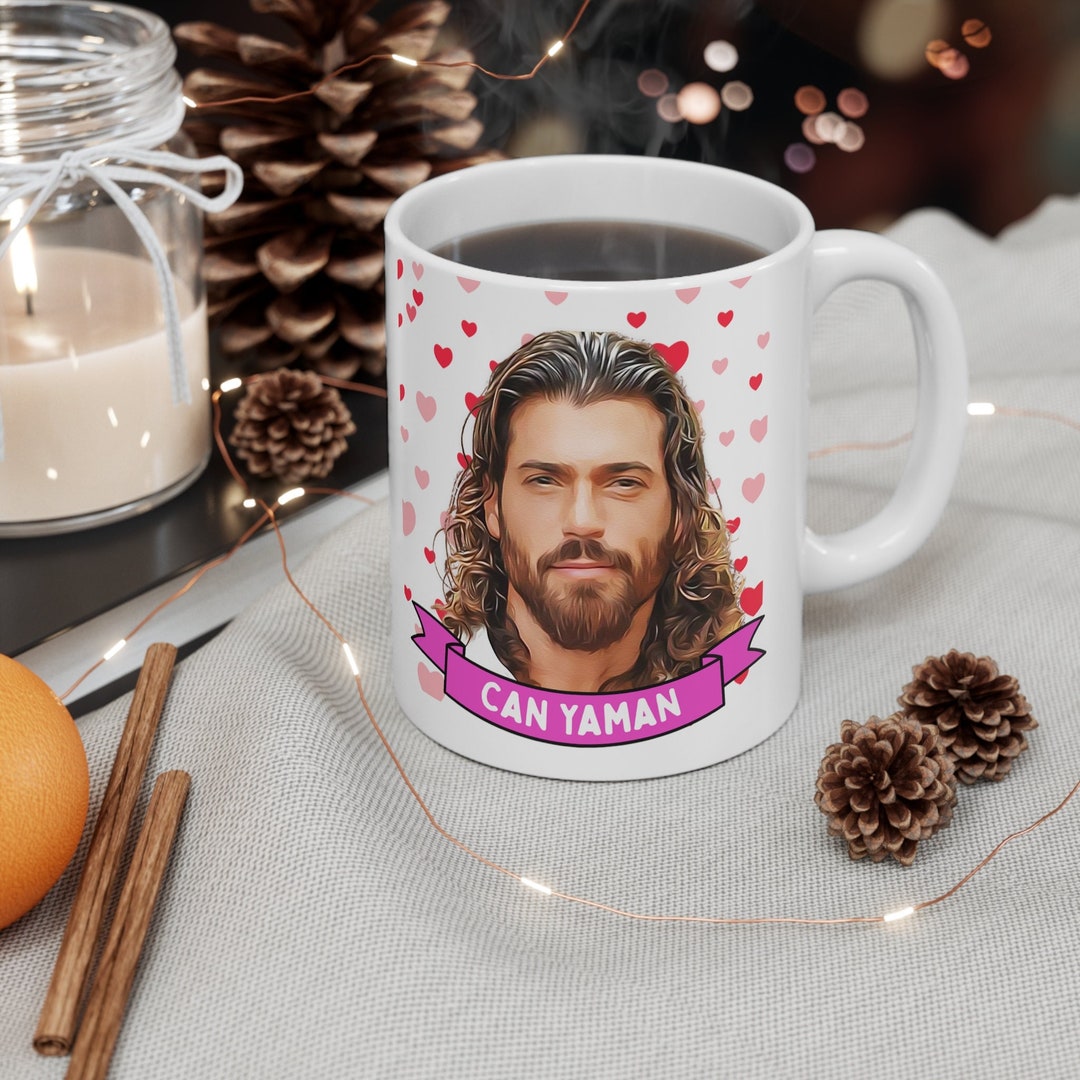 Can Yaman Mug Gift, Customized Coffee/tea Mug, Can Yaman Ceramic Mug ...