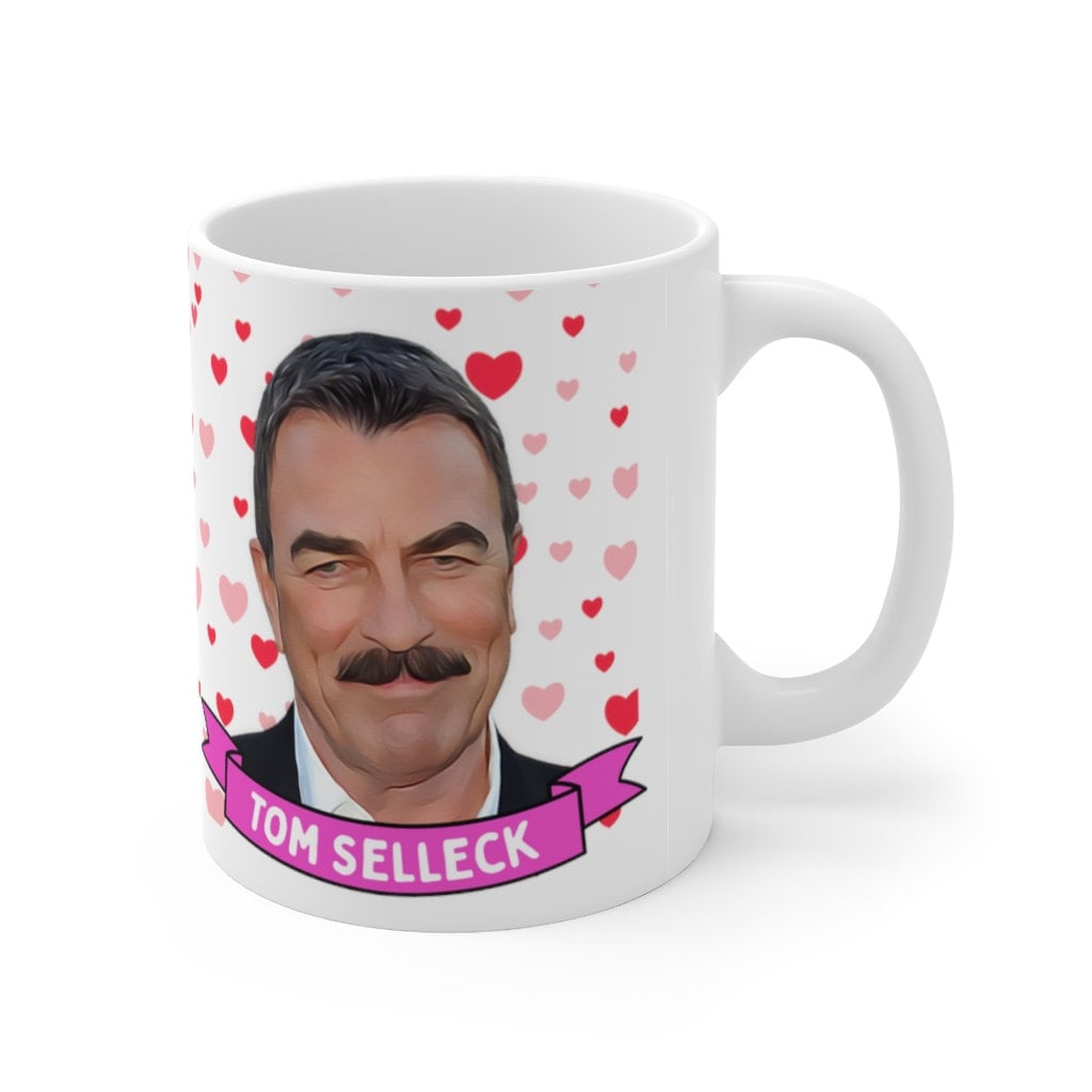 Tom Selleck Cute Mug Gift Customized Coffee/tea Mug Tom - Etsy
