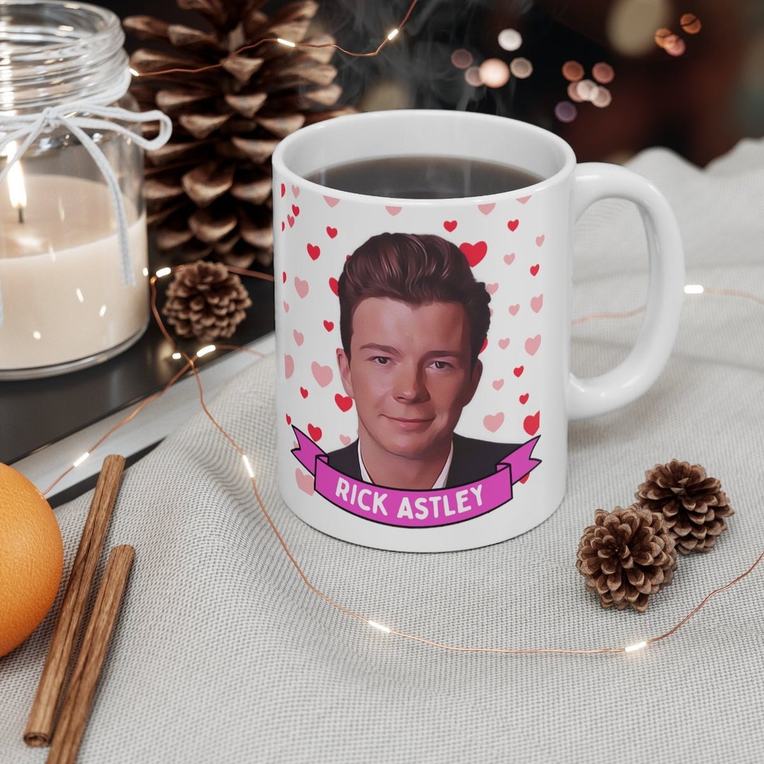 Rick Astley Cute Mug Gift, Customized Coffee/tea Mug, Rick Astley ...