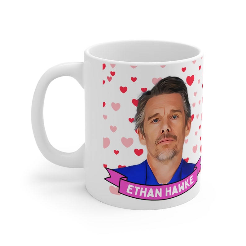 Ethan Hawke Cute Mug Gift, Customized Coffee/tea Mug, Ethan Hawke ...