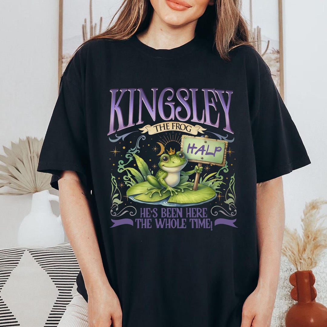Kingsley the Frog Halp Shirt, Villain Lover Sweatshirt, Funny Gift for ...