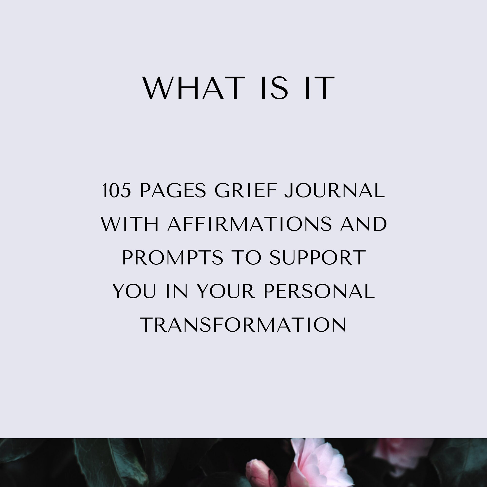 Grief Journal for Personal Transformation. Find Strength and Growth ...