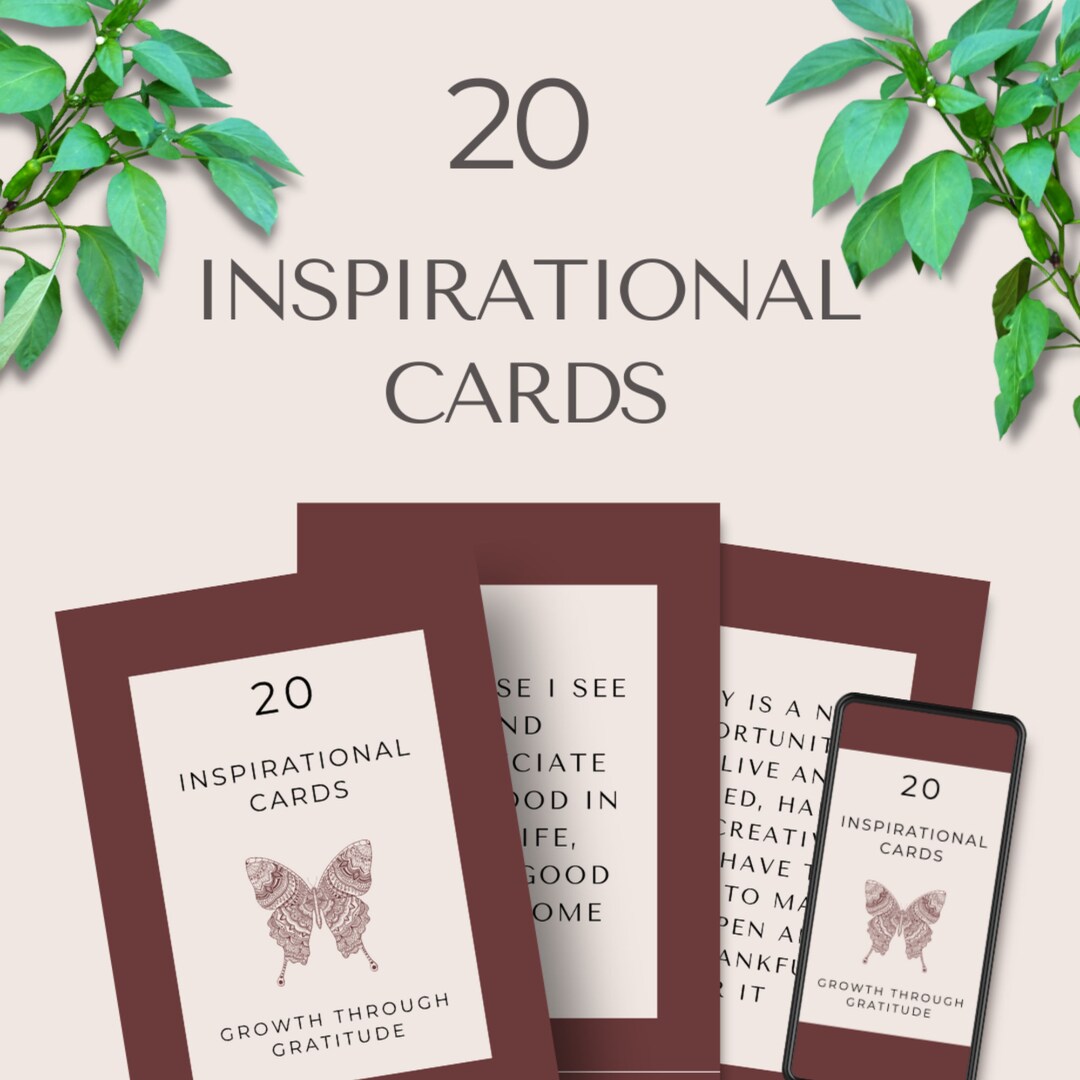 Inspirational Cards. Increase Happiness and Reduce Stress With ...