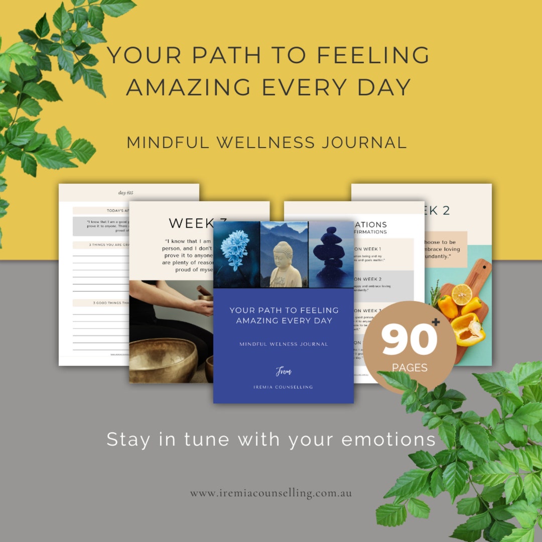 Wellness Journal. Elevate Your Wellbeing With Affirmations and Self ...