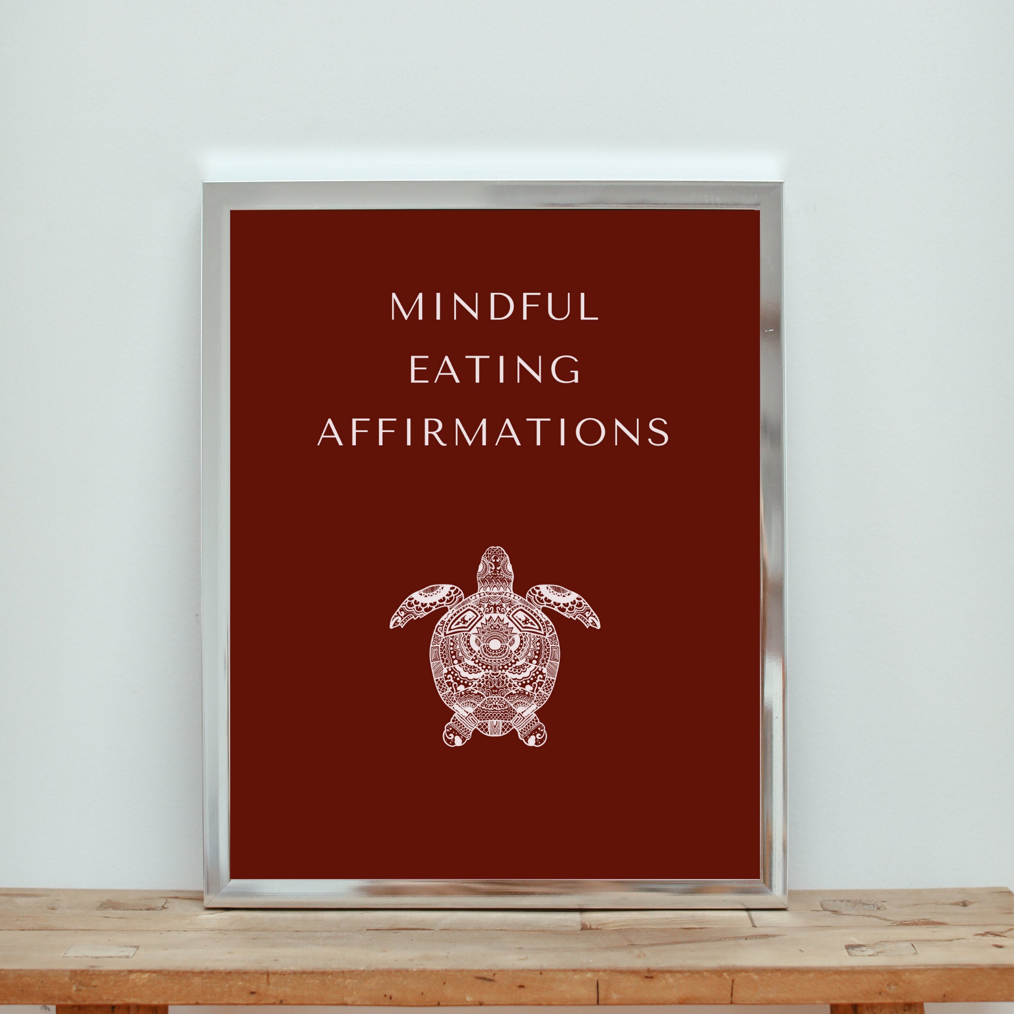 Mindful Eating Affirmations. Printable Cards. PDF. Instant Download. - Etsy