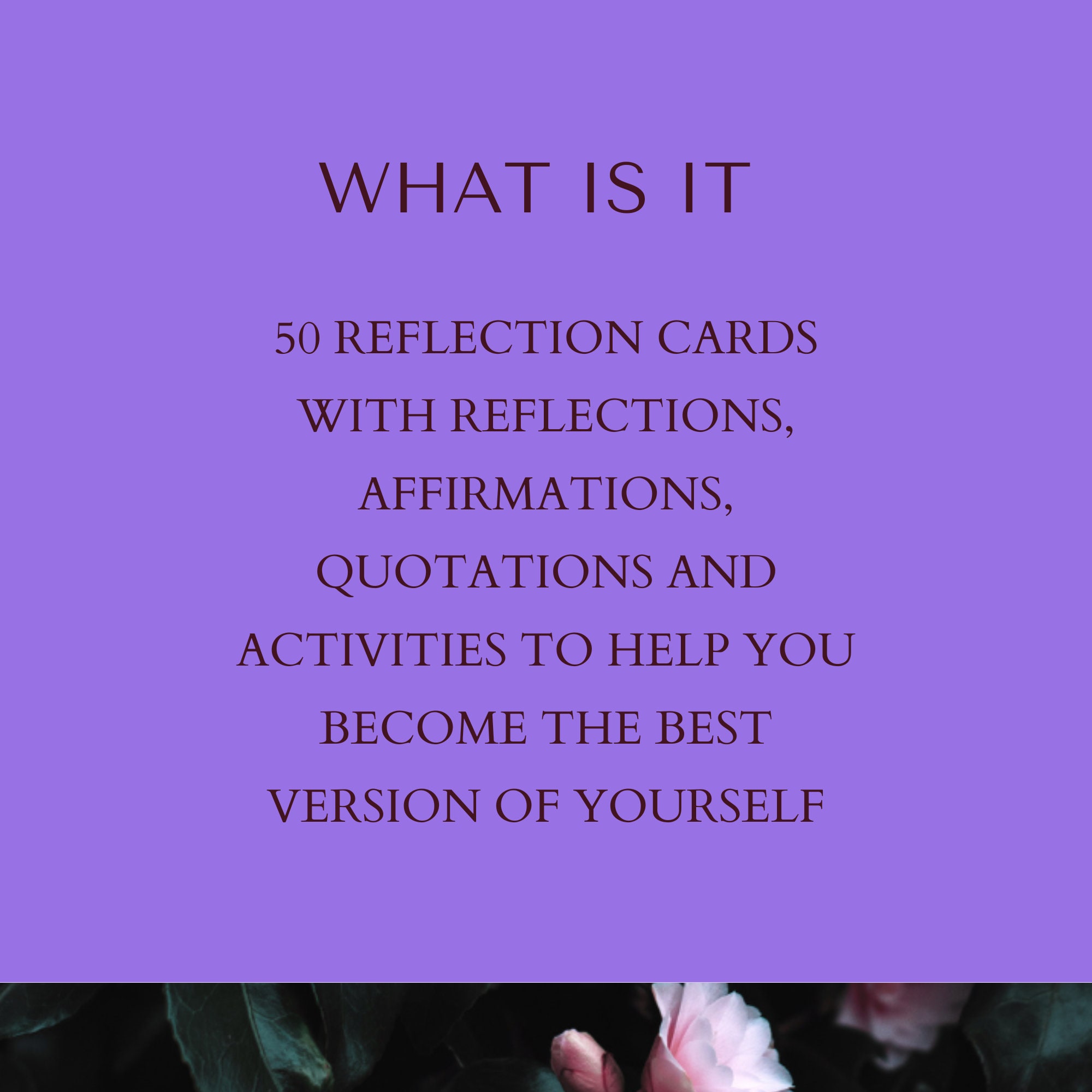 Reflection Cards. Self-reflection Tool to Help You Build Greater ...